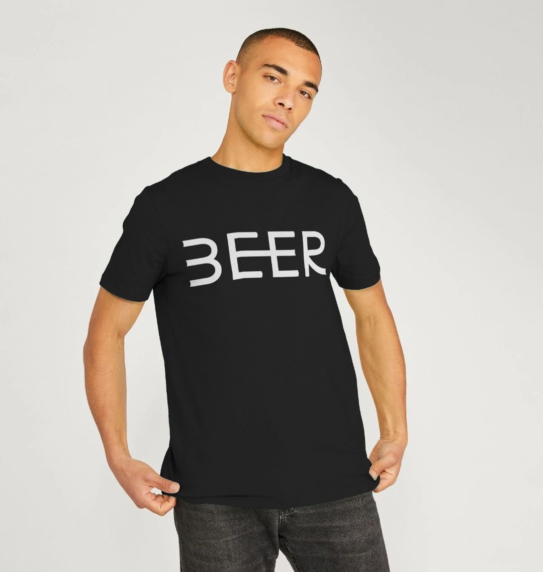Classic Beer Logo Tee - Black - WE ARE BEER